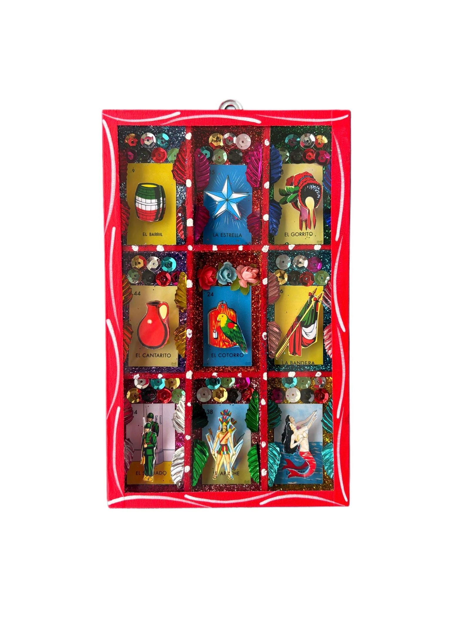 Loteria Shadow Box, Mexican Shadow Box, Mexican Folk Art - Etsy