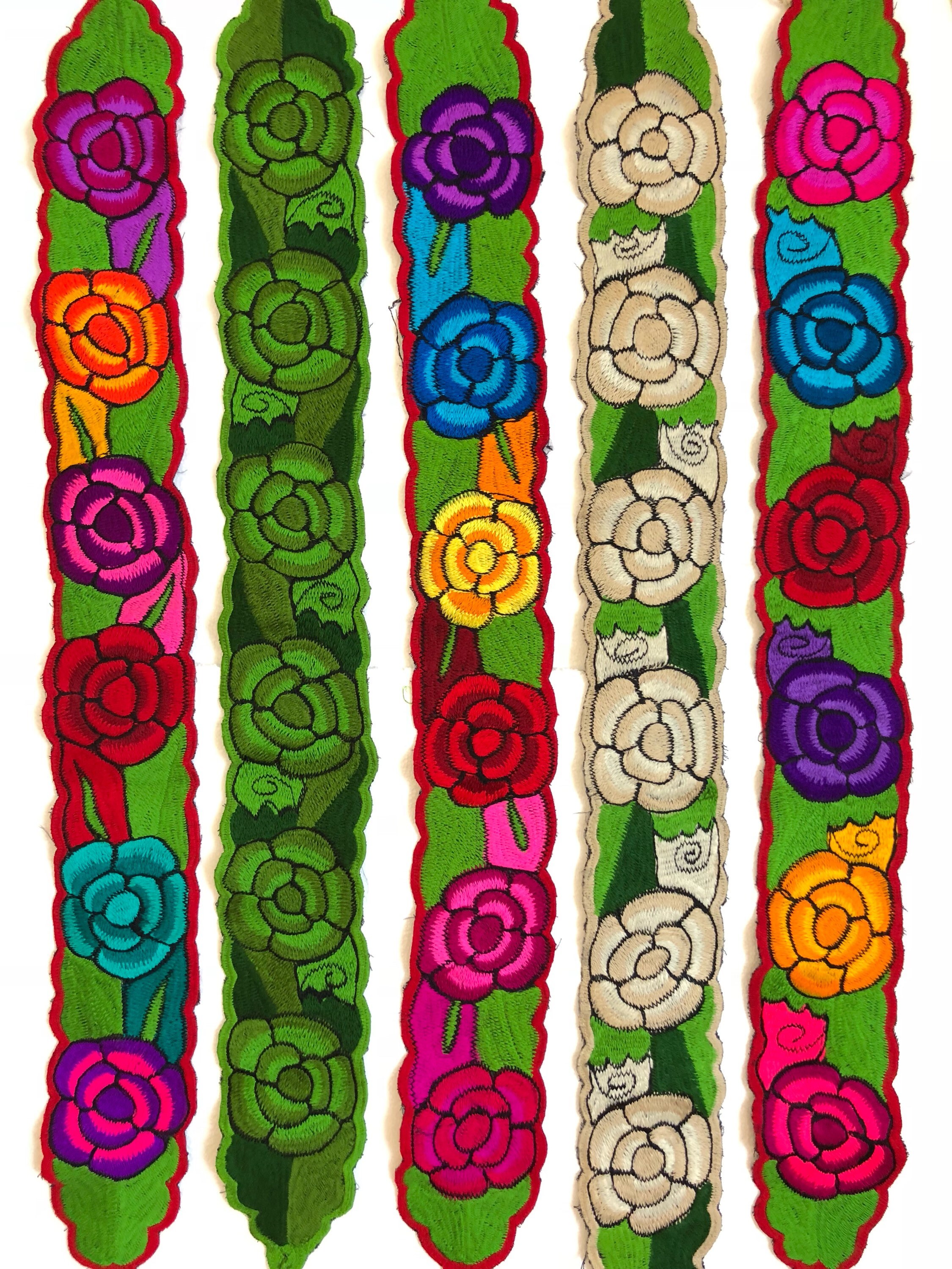 Mexican belt Mexican embroidered belt Handwoven belt Fiesta | Etsy