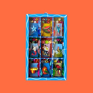 Loteria Shadow Box, Mexican Shadow Box, Mexican Folk Art - Etsy