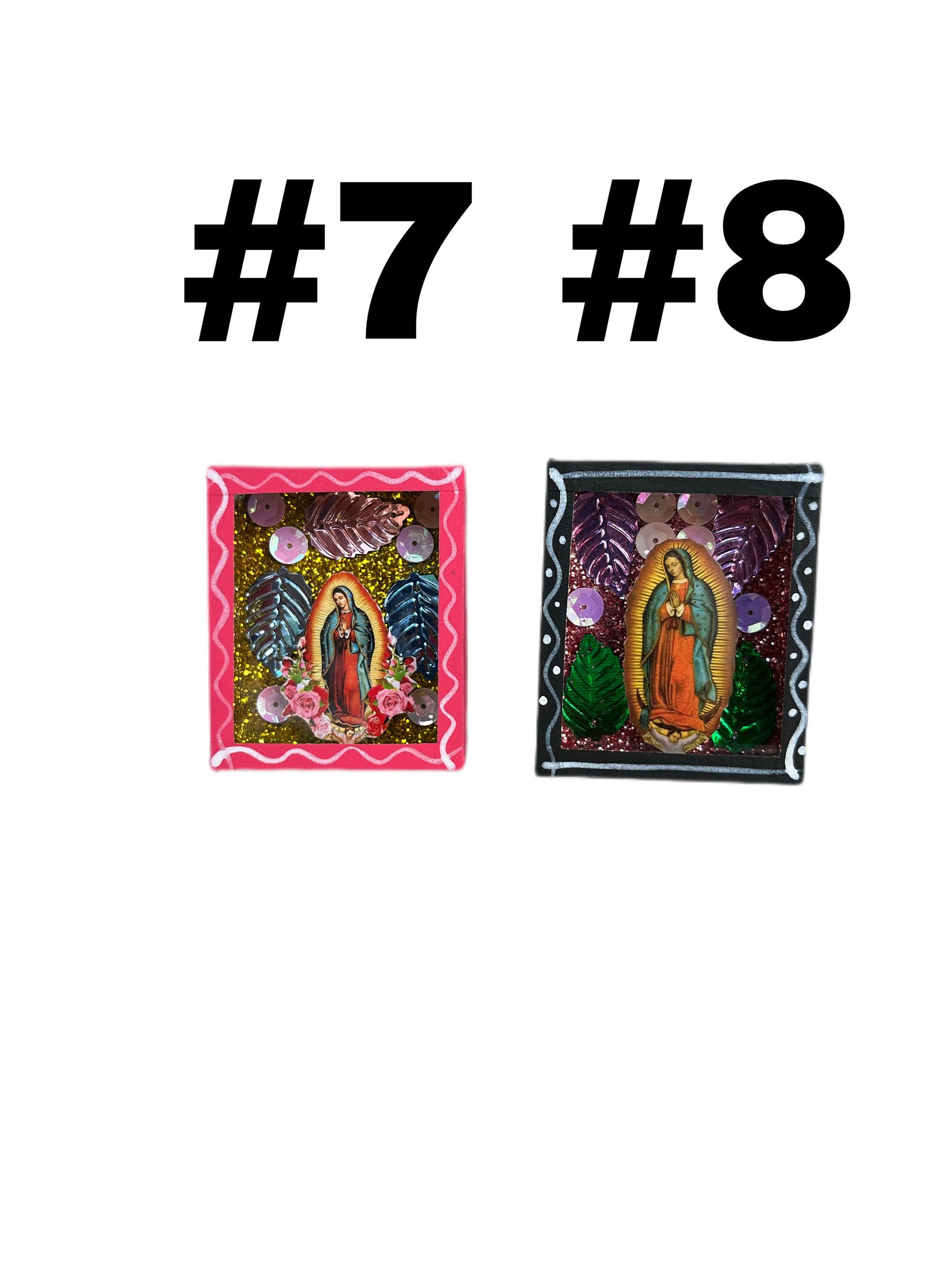 Lady of Guadalupe Magnet, Mexican Shadow Box, Mexican Kitchen Decor - Etsy