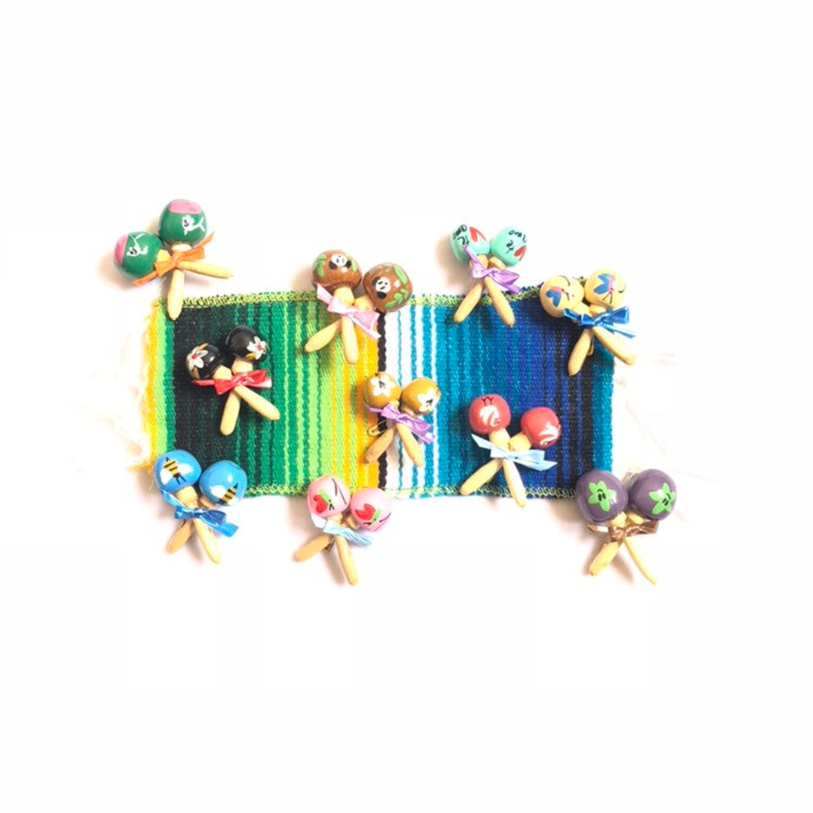 10 Mini Maracas for Mexican Party Decorations Mexican Party - Etsy
