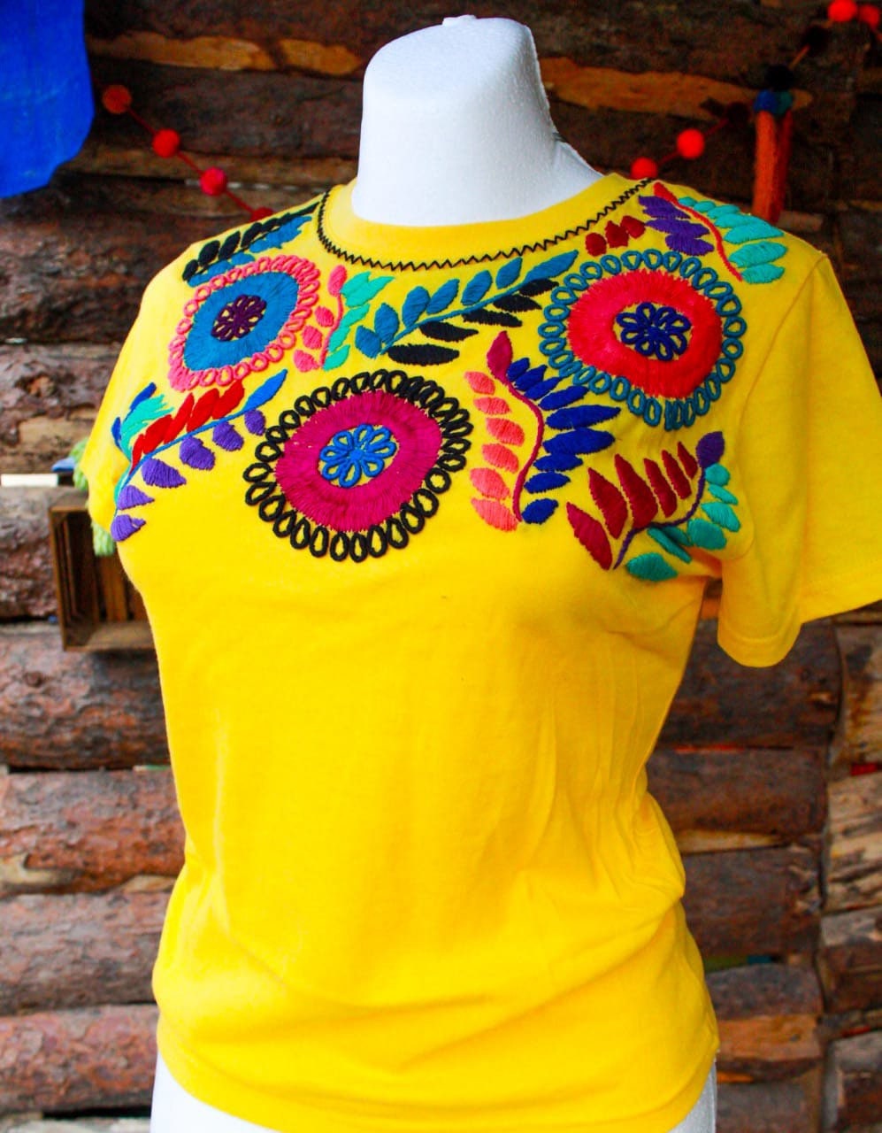Mexican Blouse Mexican Embroidered Shirt Mexican Embroidered - Etsy