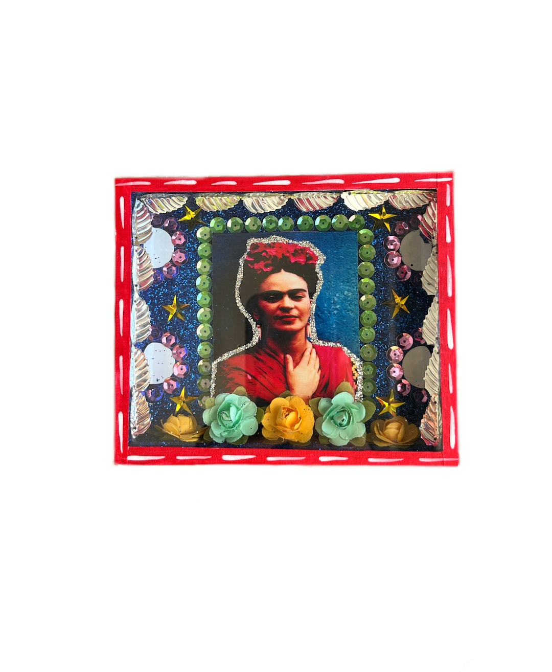 Frida Nicho Shadow Box, Mexican Nicho, Mexican Shadow Box, Mexican Folk ...