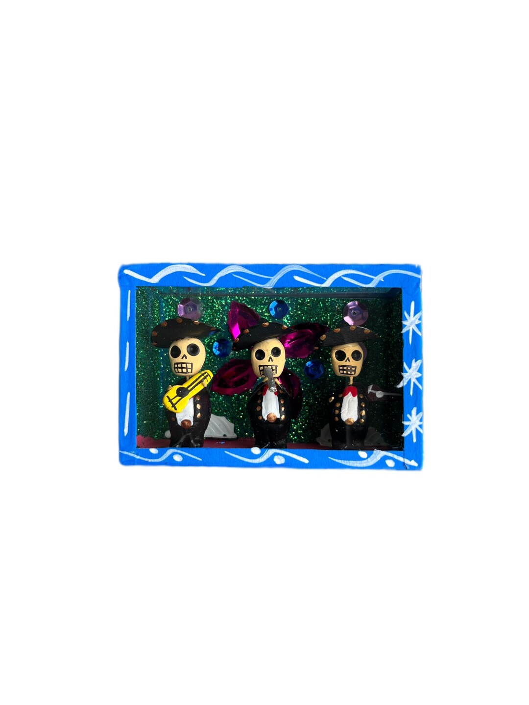 Mexican Shadow Box Mexican Folk Art Day of the Dead Art - Etsy