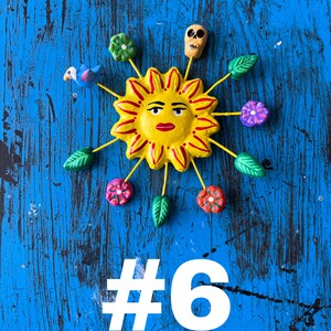 Mexican Sun Wall Art, Mexican Wall Art, Mexican Folk Art - Etsy