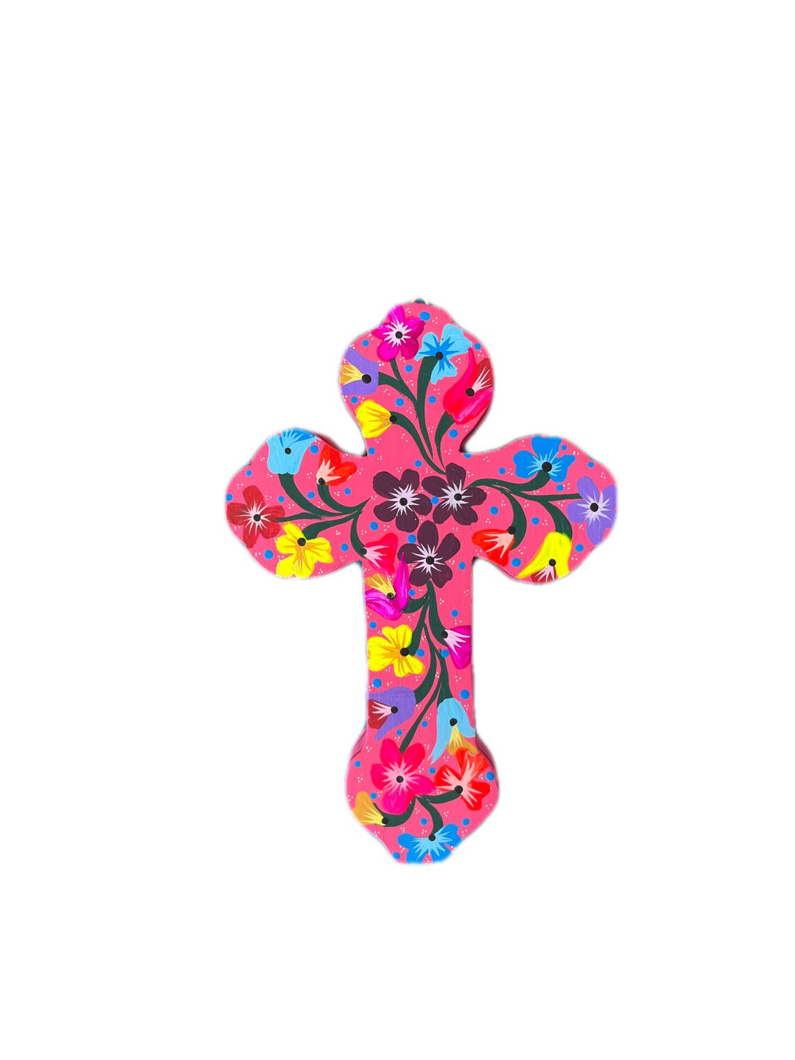 Mexican Wood Cross Mexican Religious Art Mexican Wall Decor - Etsy