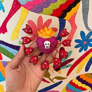 Mexican Devil Art Mexican Folk Art Mexican Sacred Wall Art - Etsy