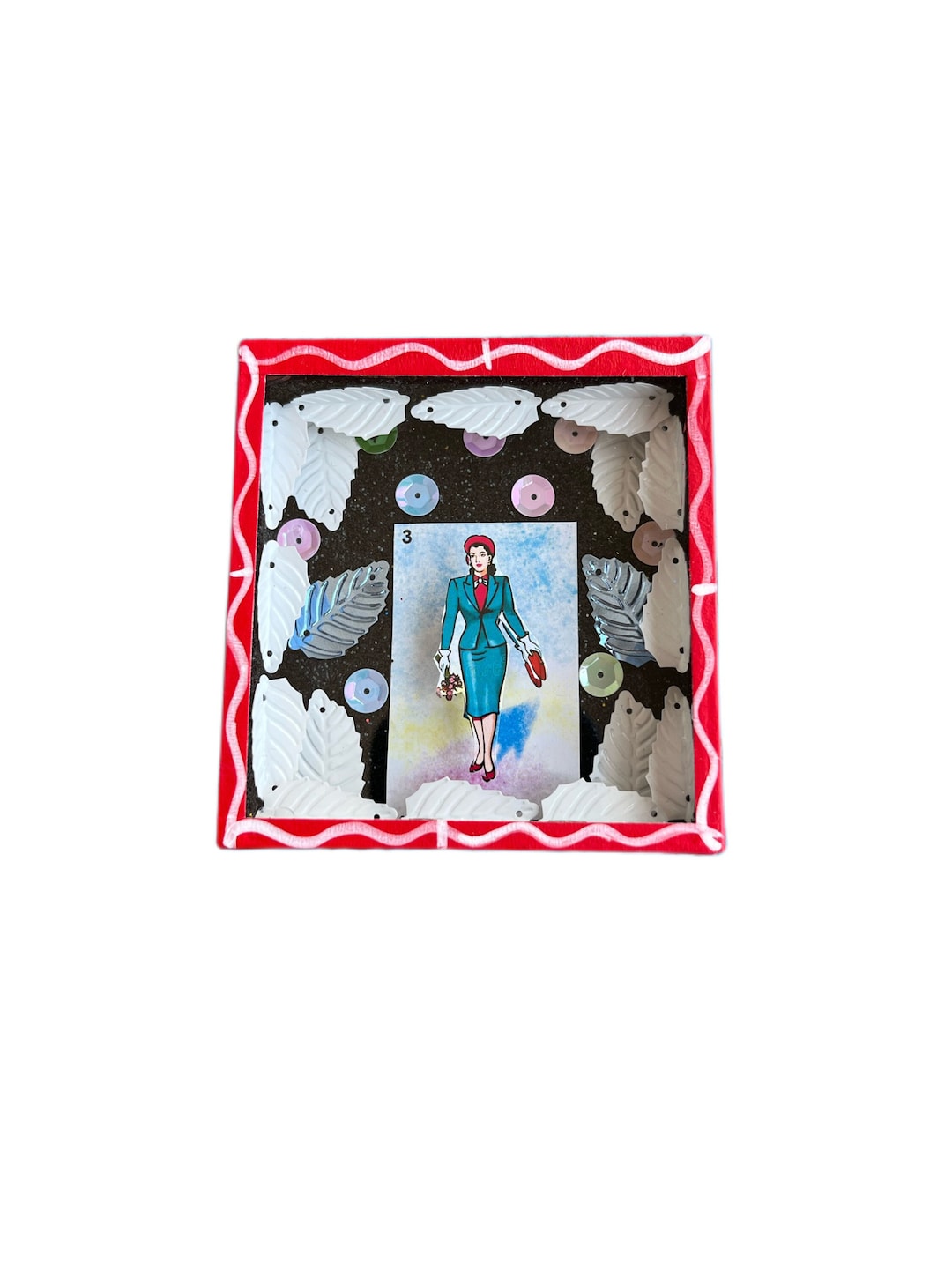 Loteria Nicho, Mexican Shadow Box, Loteria Art, Mexican Folk Art - Etsy