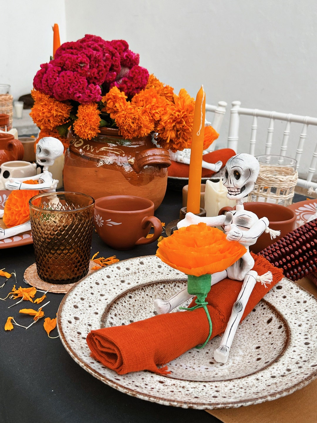 Mexican Skeleton, Day of the Dead Skeleton, Paper Mache Skeleton - Etsy