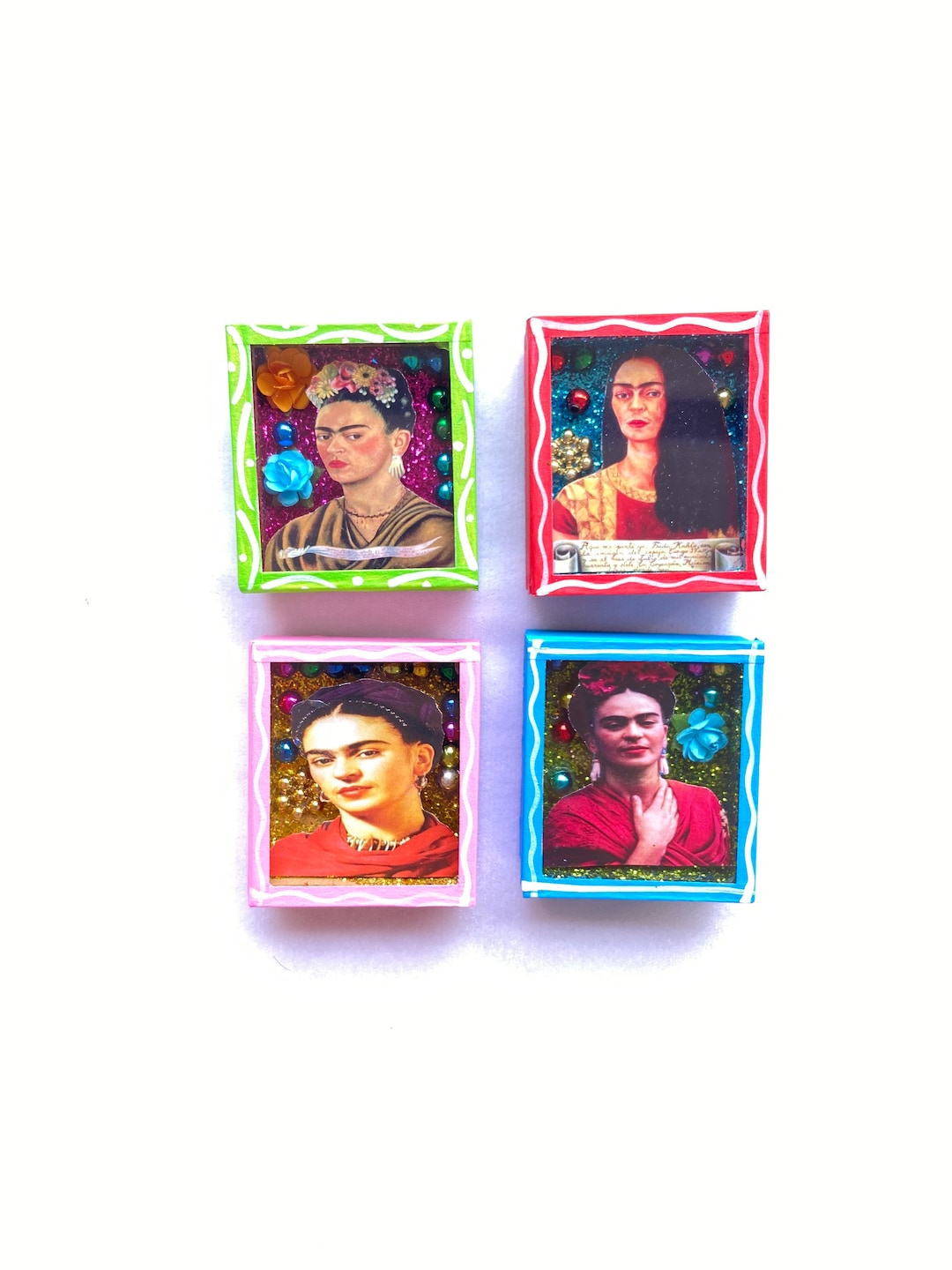 Mexican Magnets, Frida Kahlo Magnets, Mexican Kitchen Decor - Etsy