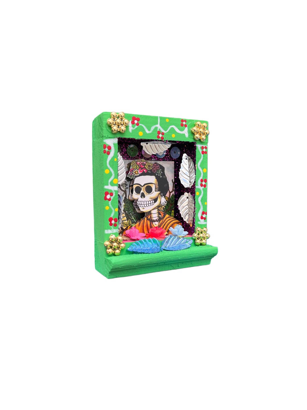Mexican Nicho, Mexican Shadow Box, Mexican Folk Art, Day of the Dead ...