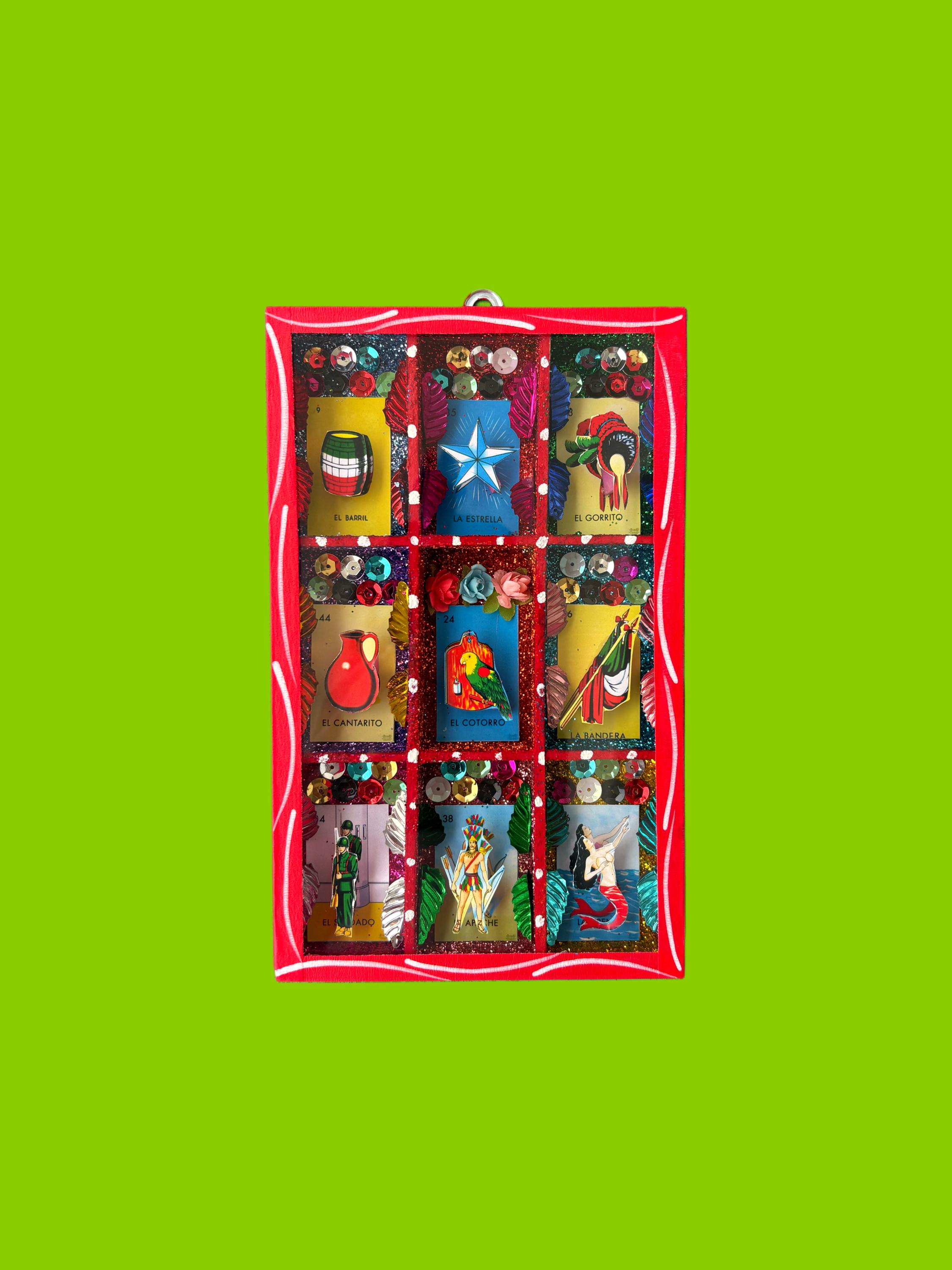 Loteria Shadow Box, Mexican Shadow Box, Mexican Folk Art - Etsy