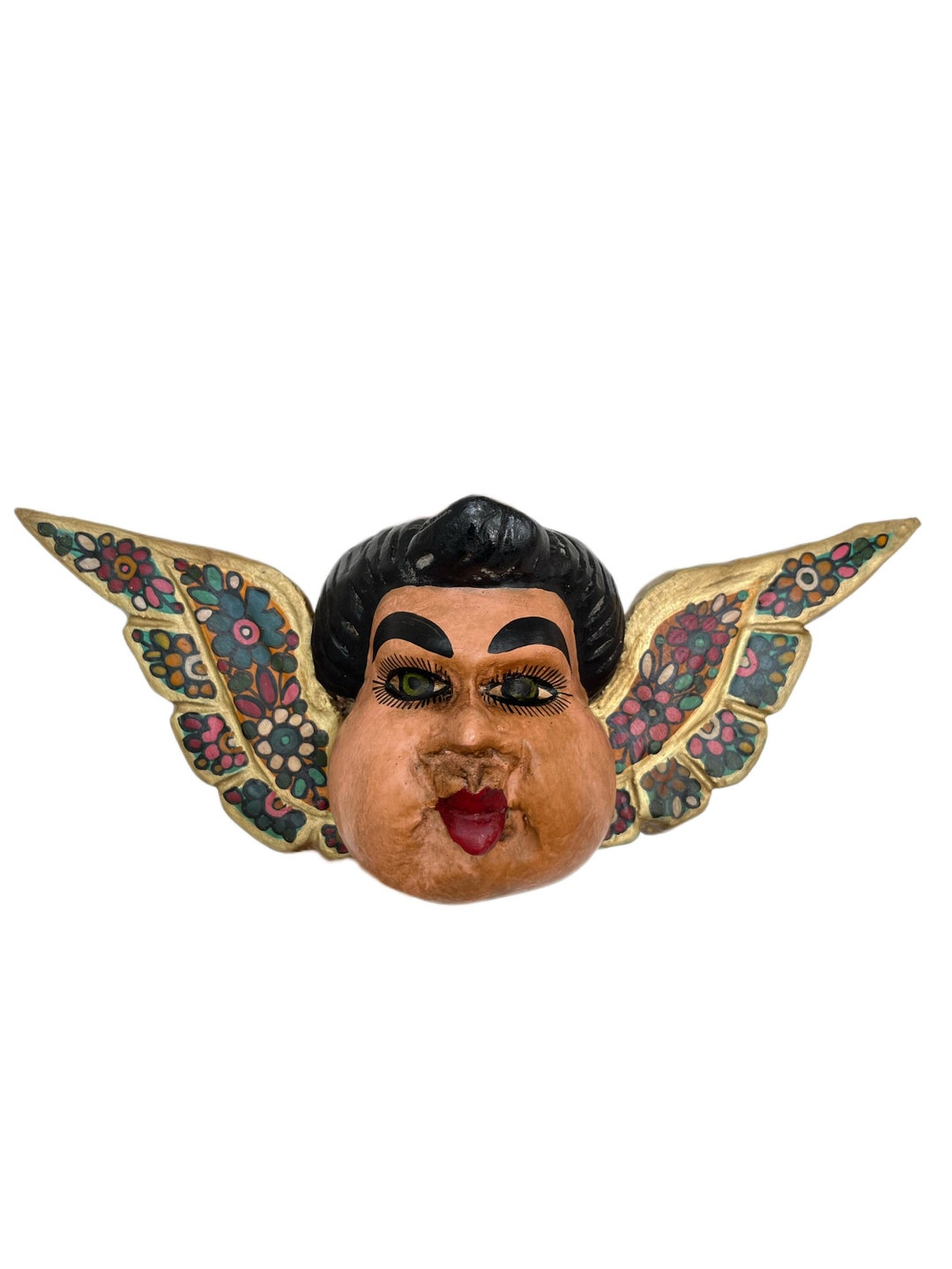 Mexican Angel Wall Decor Mexican Masks Mexican Folk Art - Etsy