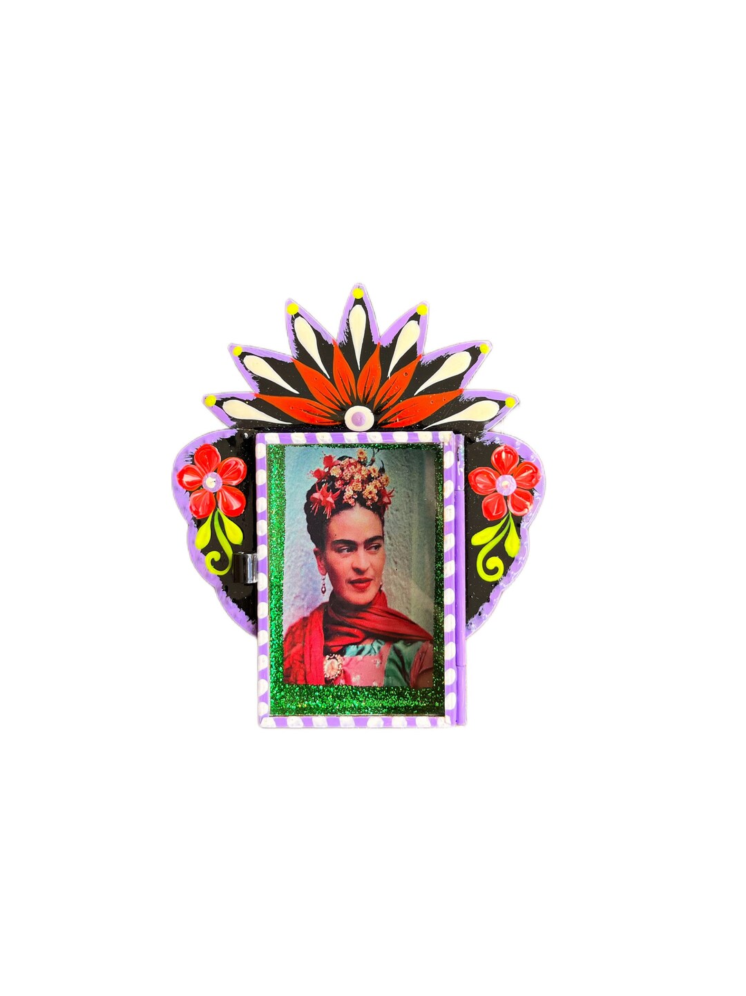 Mexican Tin Nicho, Mexican Folk Art, Mexican Shadow Box, Frida Nicho - Etsy