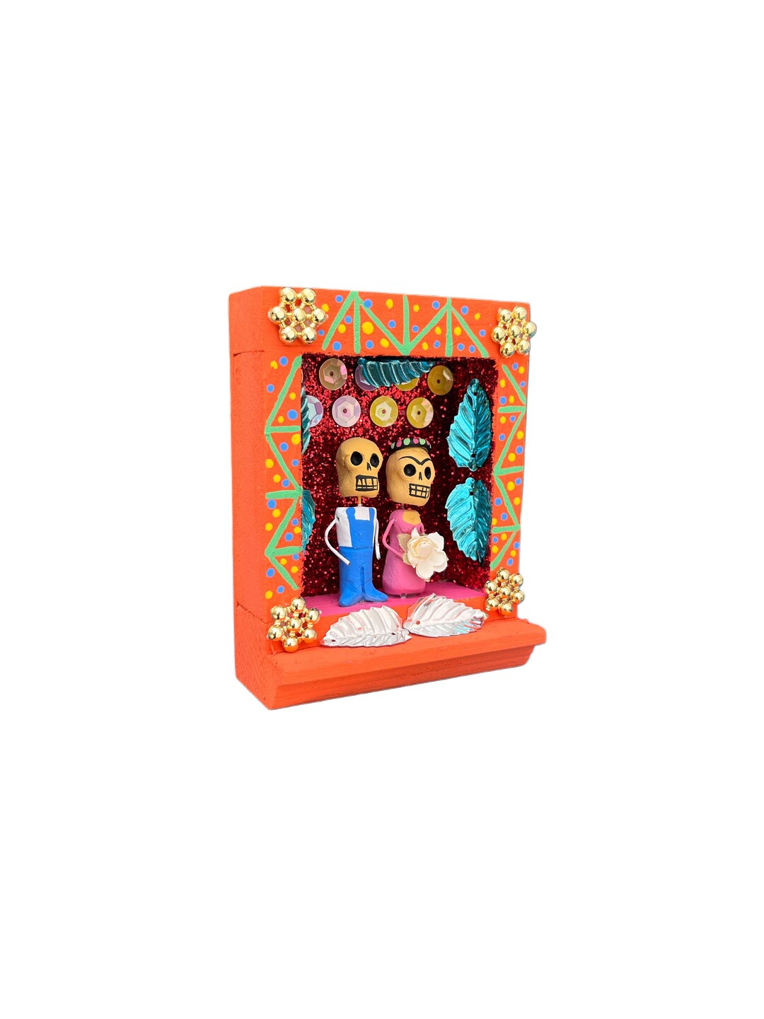 Mexican Shadow Box, Mexican Folk Art, Day of the Dead Art, Mexican ...