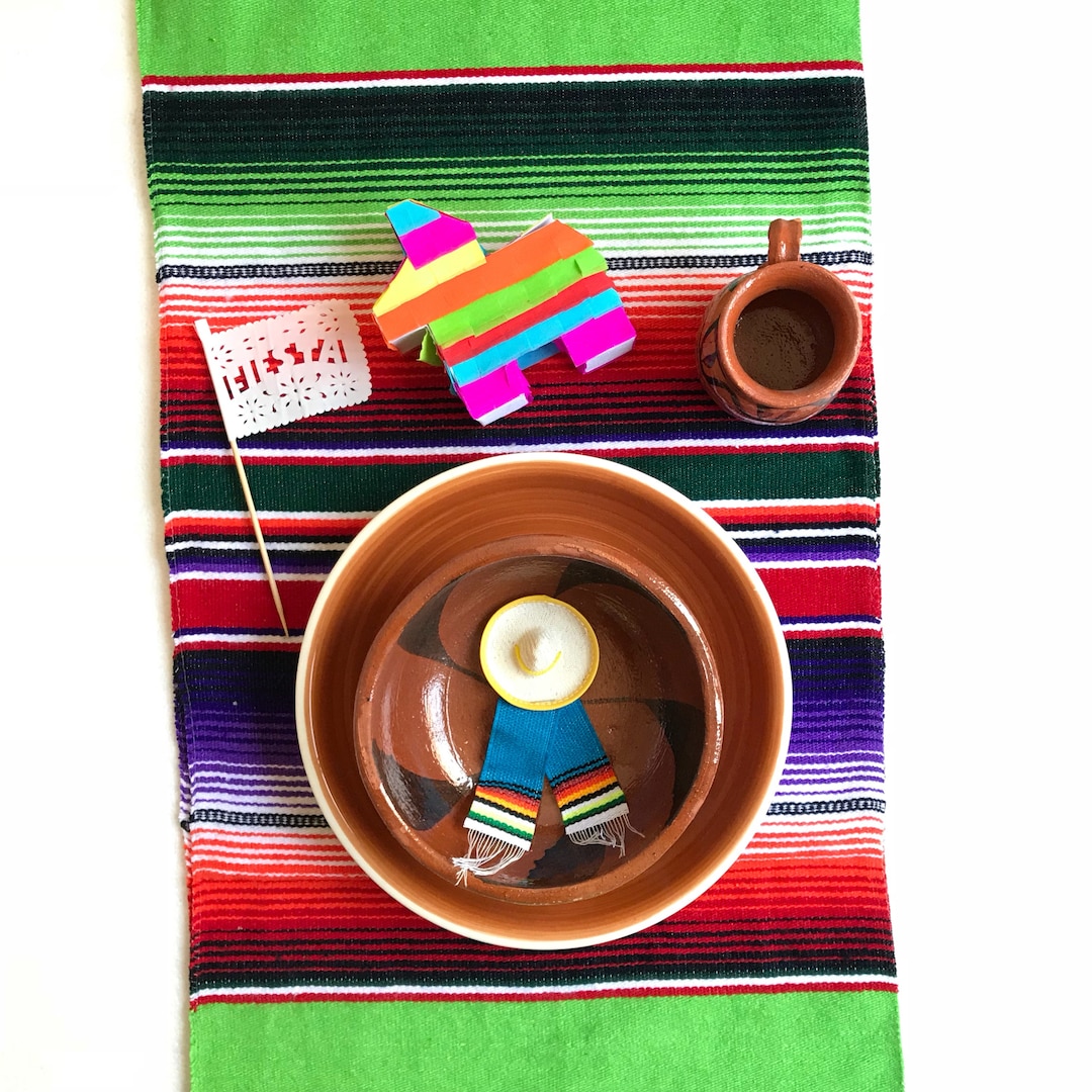 Serape Table Runner, Mexican Table Runner, Fiesta Decorations, Mexican ...