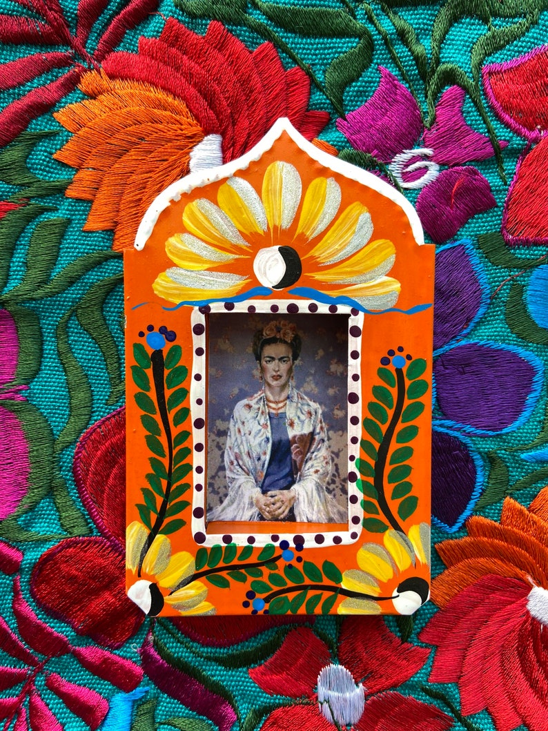 Frida Nicho Mexican Tin Nicho Mexican Altar Mexican Shadow - Etsy