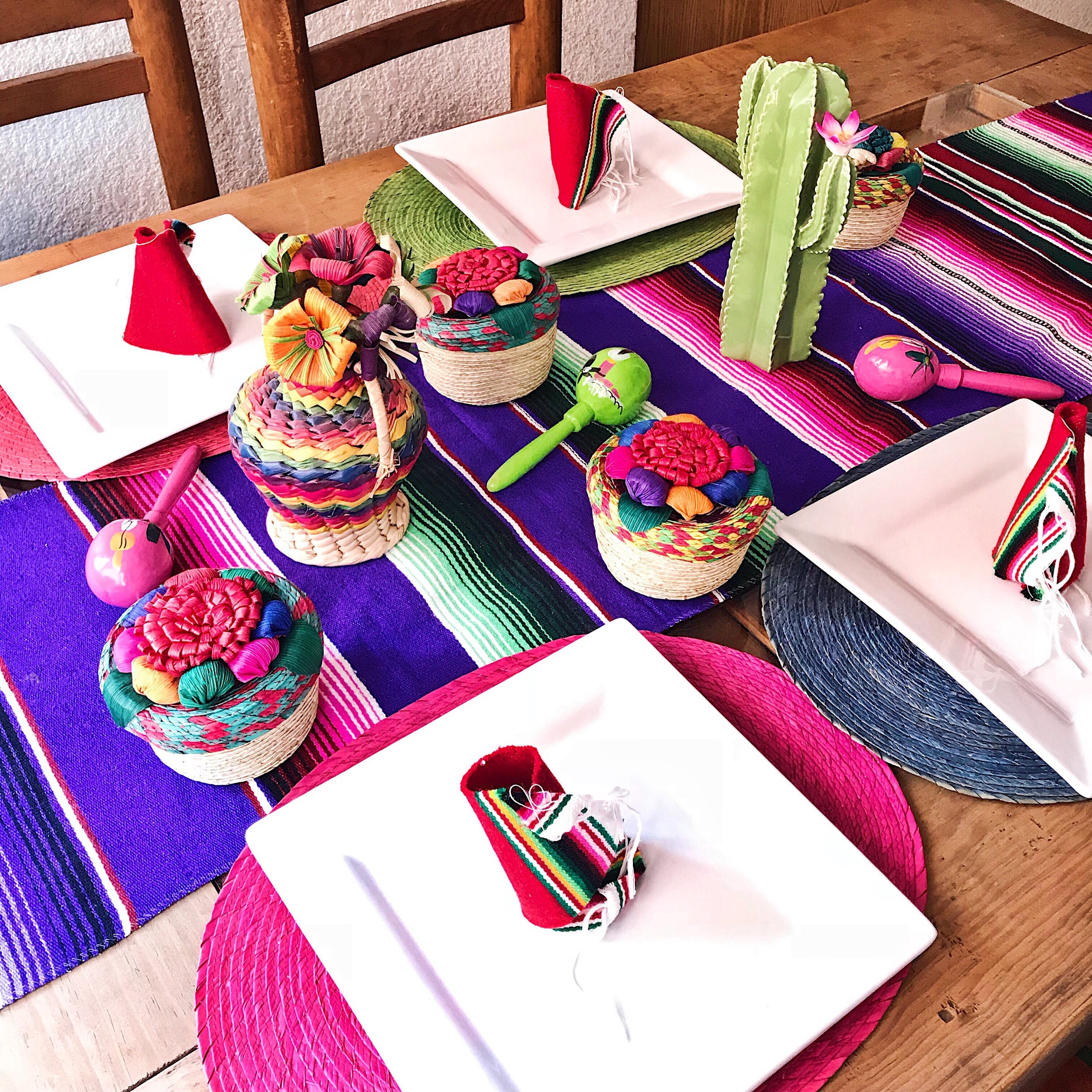Mexican Fiesta Table Settings