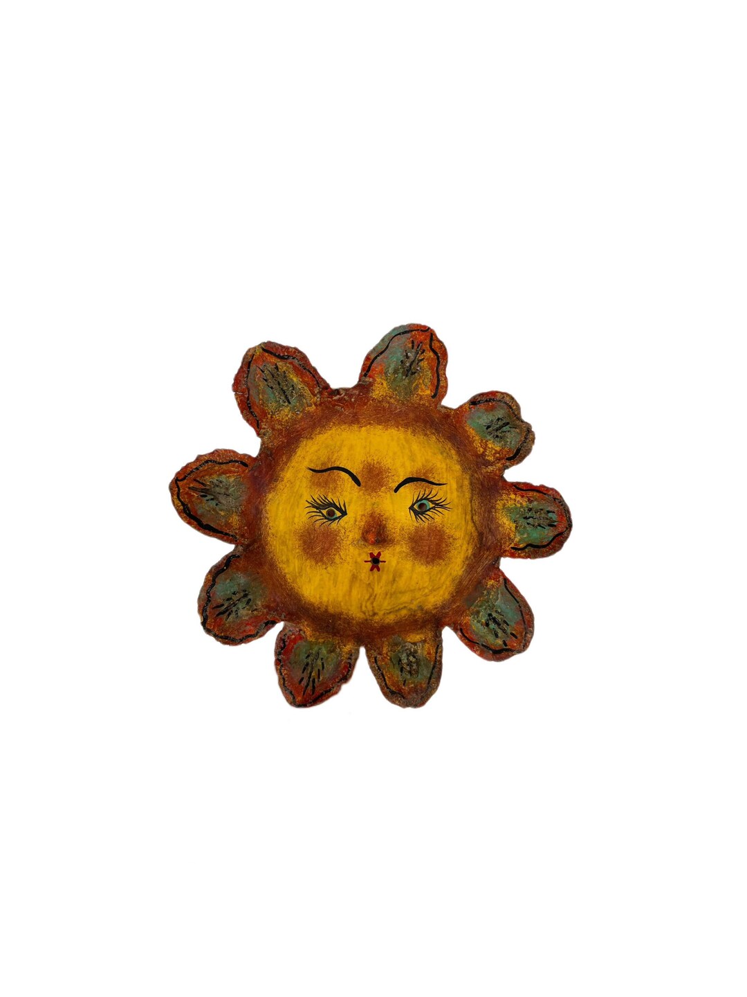 Mexican Coconut Mask Mexican Folk Mask Mexican Folk Art - Etsy