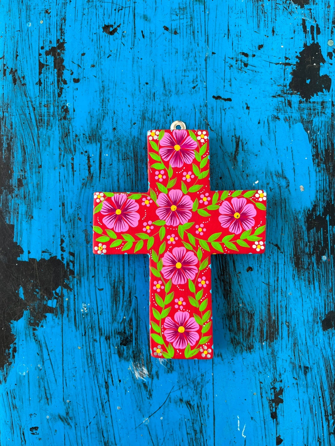 Mexican Cross, Mexican Religious Art, Mexican Wall Decor - Etsy