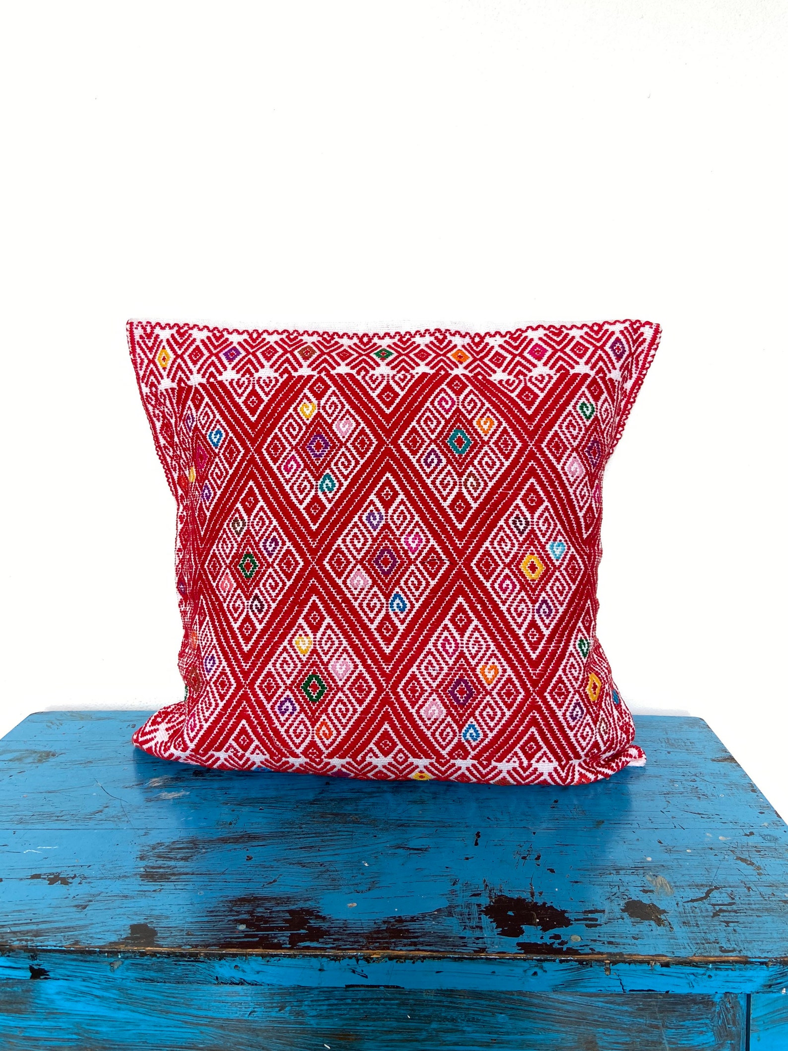 Mexican Pillow Mexican Embroidered Pillow Mexican Pillow - Etsy