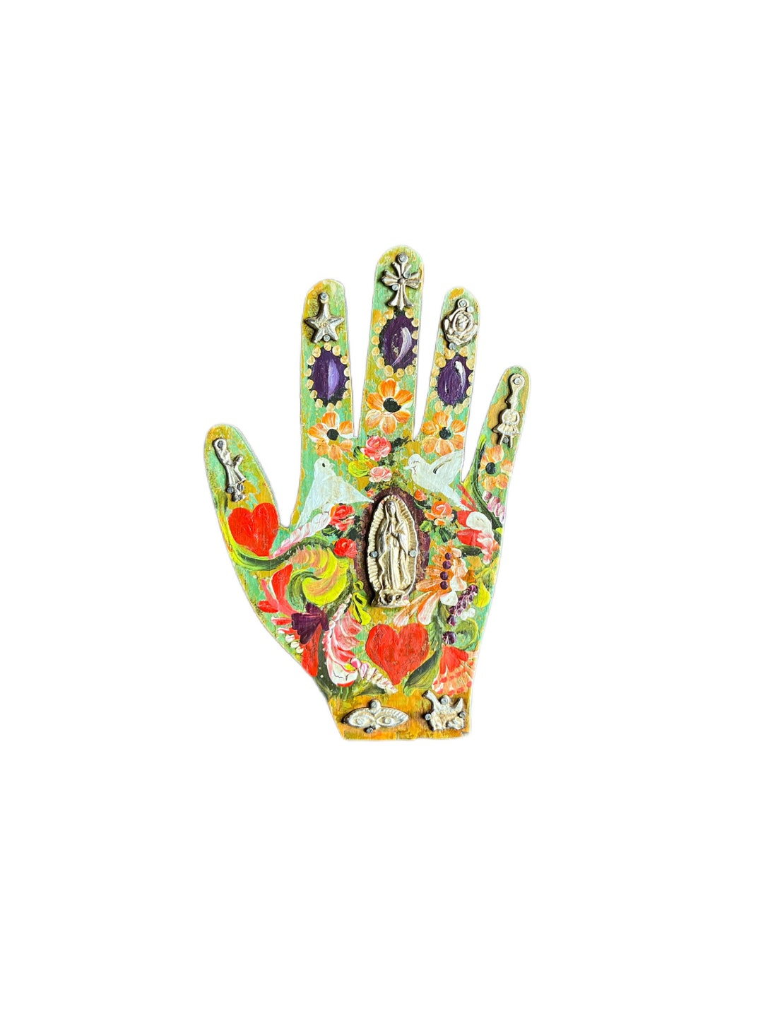 Milagros Hand, Mexican Milagro Charms, Mexican Folk Art - Etsy