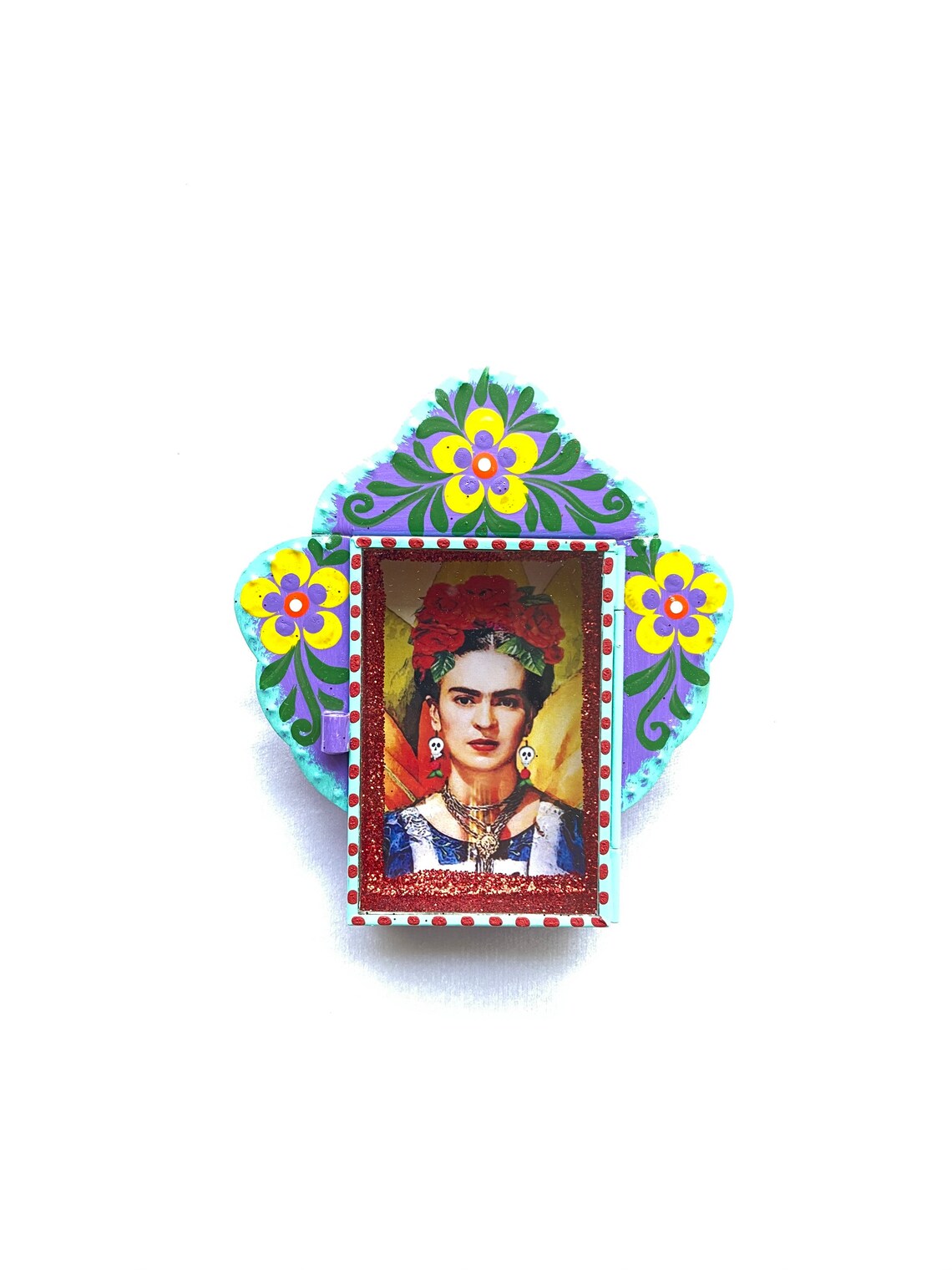 Mexican Tin Nicho Mexican Altar Mexican Shadow Box Tin - Etsy