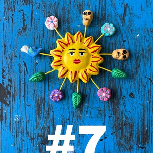 Mexican Sun Wall Art, Mexican Wall Art, Mexican Folk Art - Etsy