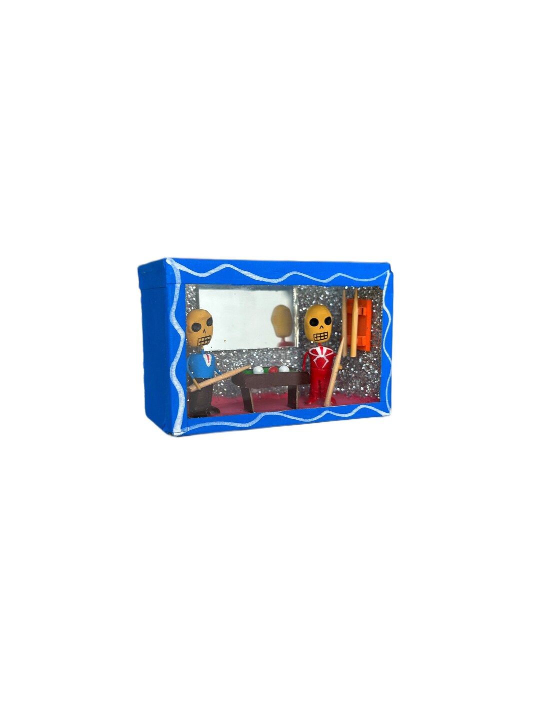 Mini Mexican Shadow Box, Day of the Dead Folk Art - Etsy