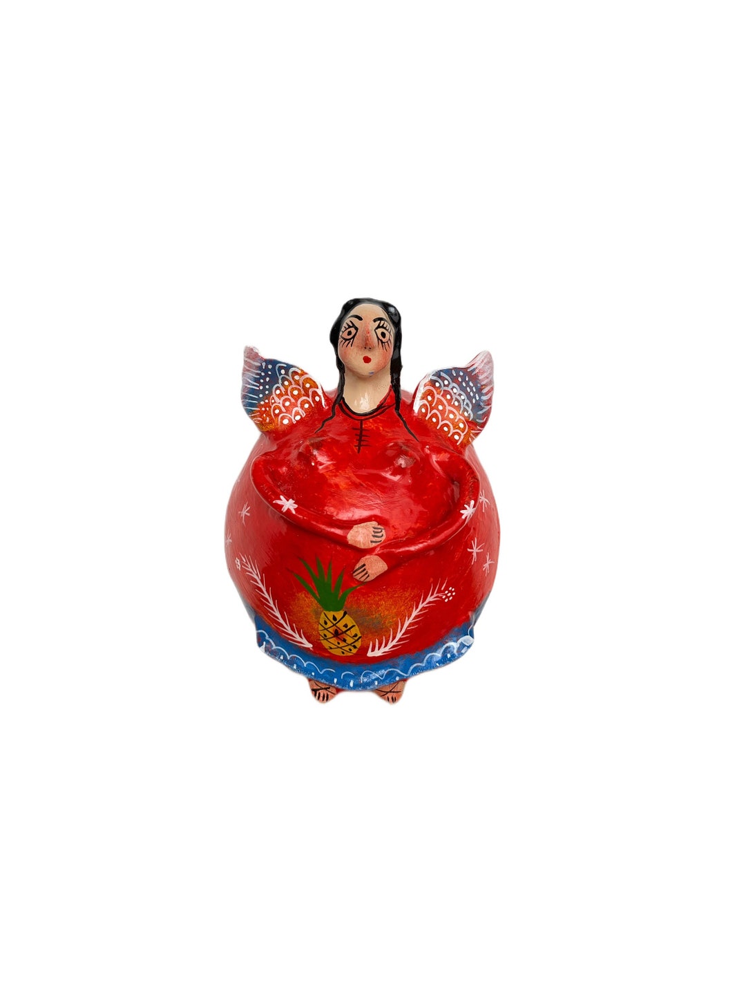 Mexican Coconut Mask Mexican Wall Decor Mexican Folk Art - Etsy