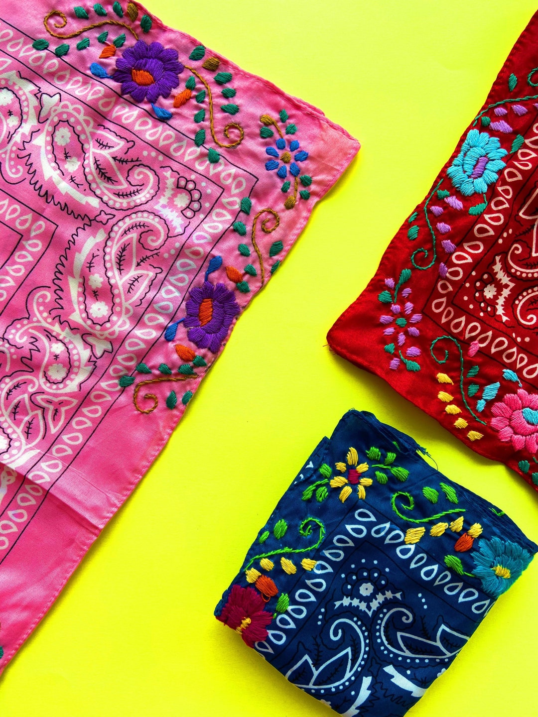 Mexican Bandana, Mexican Paliacate, Mexican Scarf - Etsy