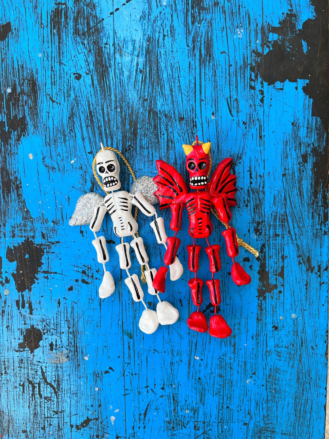 Day of the Dead Figurine, Mexican Devil, Mexican Folk Art, Mexican Art ...