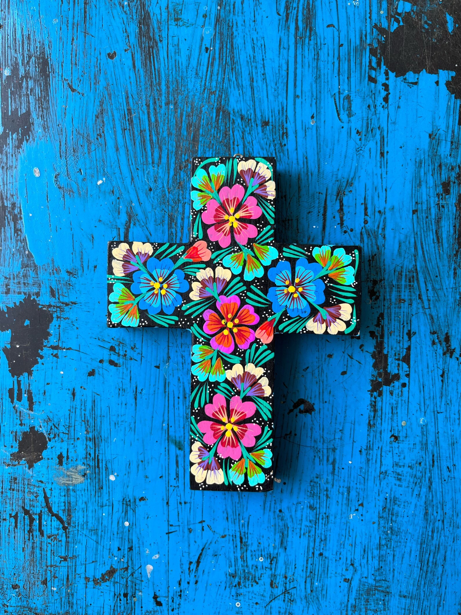 Mexican Cross Mexican Religious Art Mexican Wall Decor - Etsy
