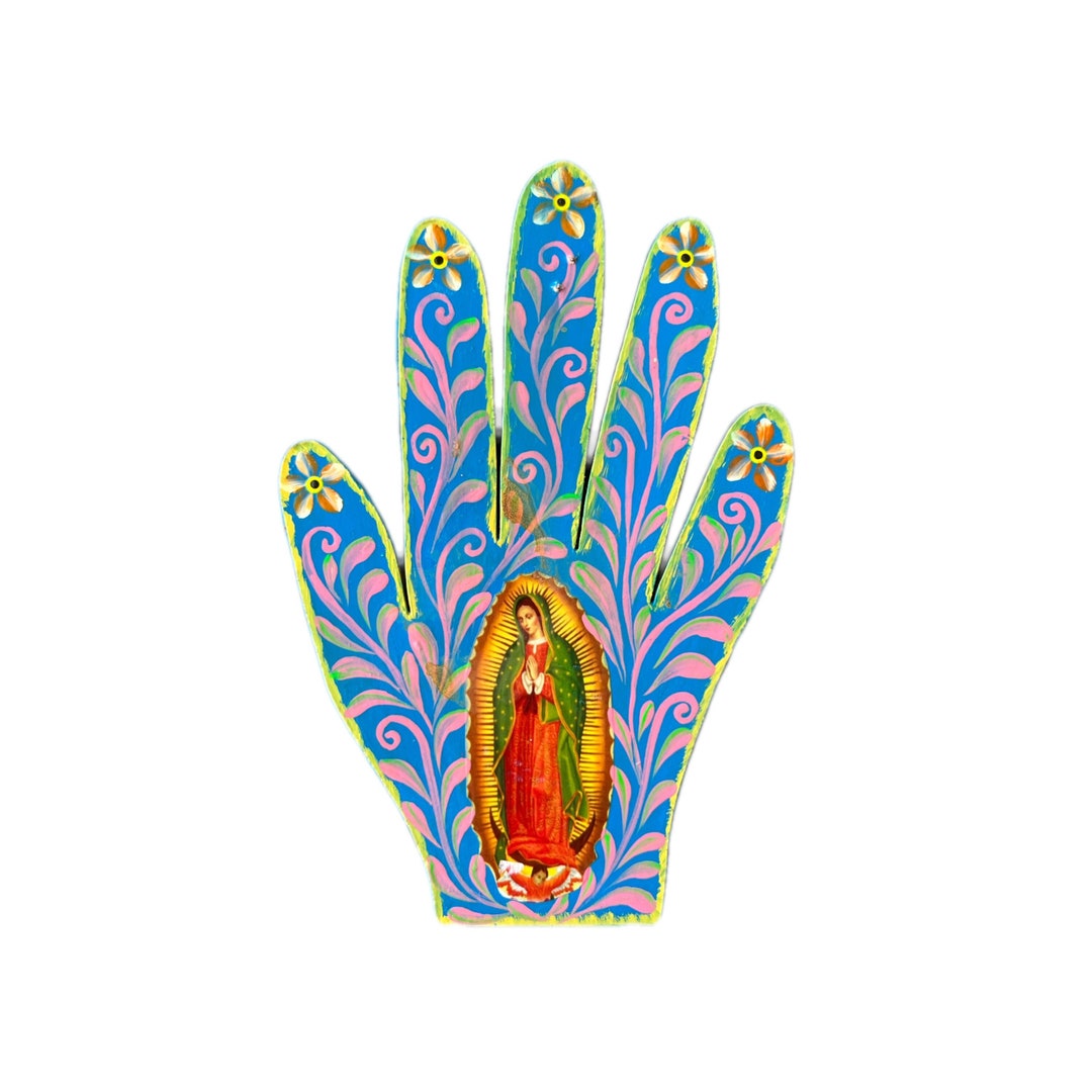 Milagro Hand, Mexican Folk Art, Virgen De Guadalupe Art - Etsy