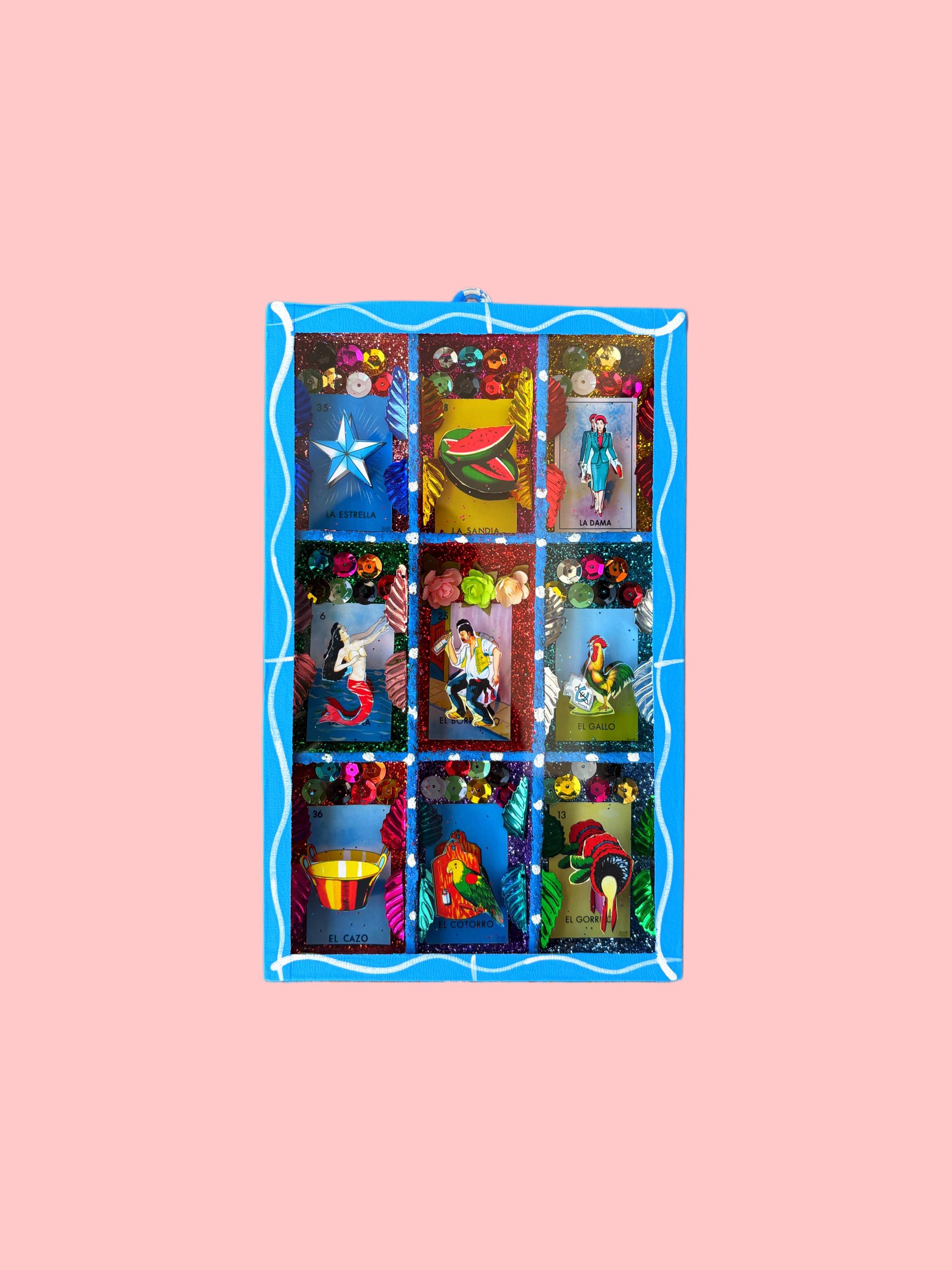 Loteria Shadow Box, Mexican Shadow Box, Mexican Folk Art - Etsy