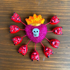 Mexican Devil Art Mexican Folk Art Mexican Sacred Wall Art - Etsy