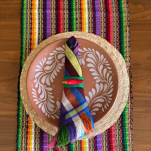 Fiesta Napkin Rings, Mexican Napkin Rings, Mexican Party Decor, Set of ...