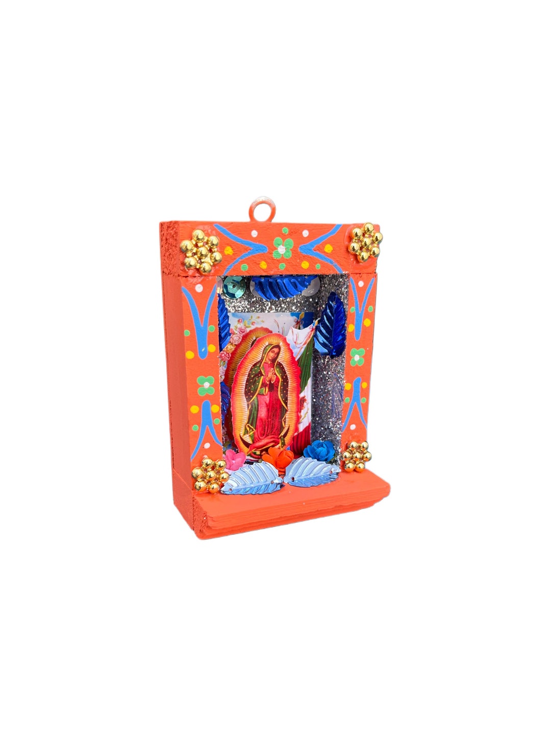 Virgen De Guadalupe Nicho, Mexican Shadow Box, Lady of Guadalupe ...