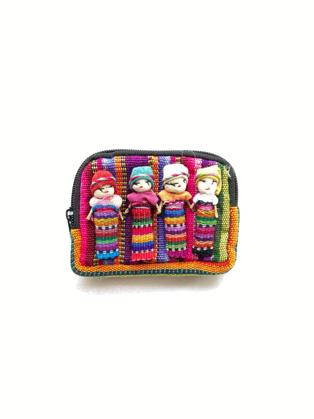 Worry Doll Coin Purse, Mexican Pouch, Mexican Coin Purse - Etsy
