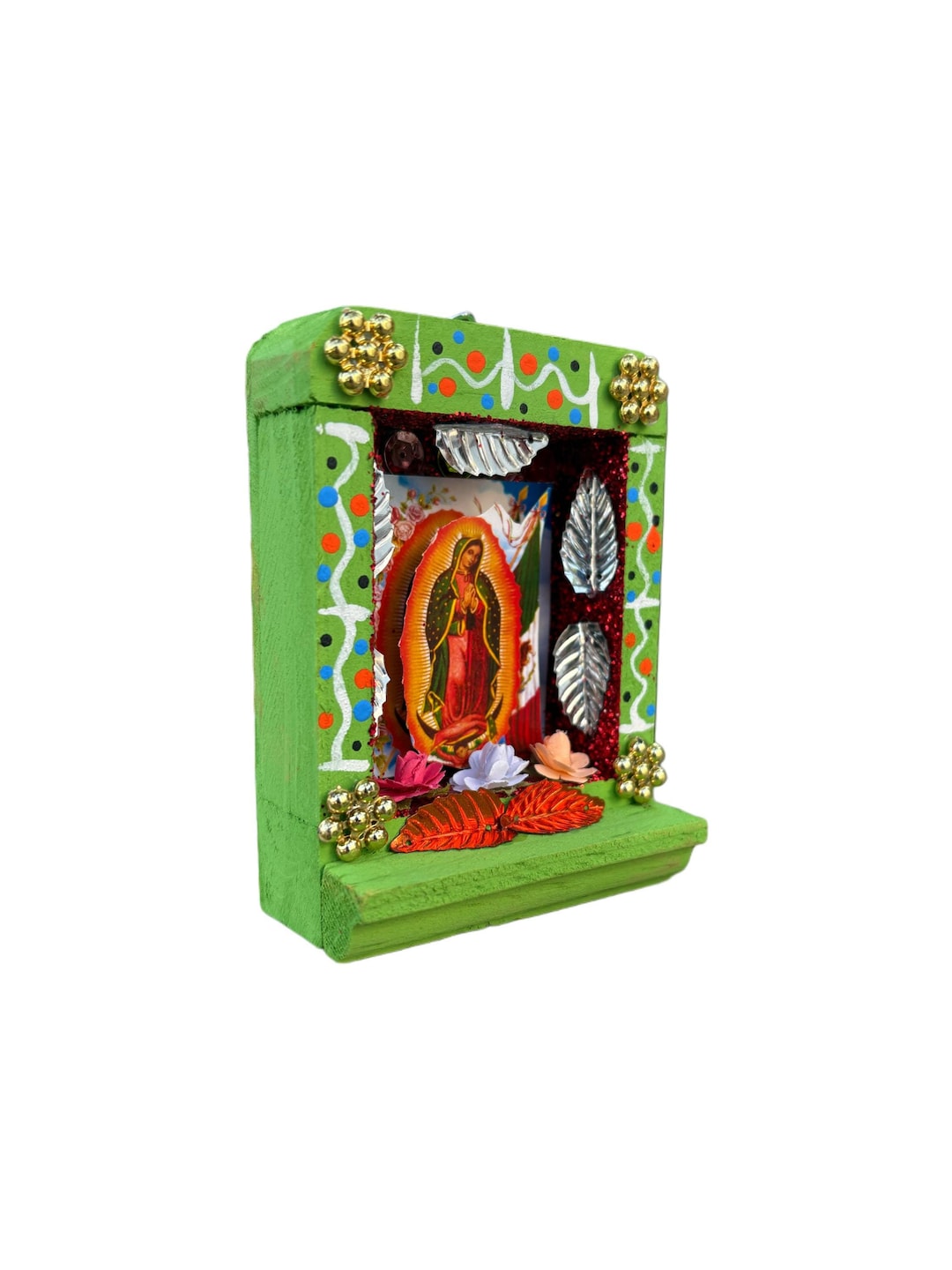 Virgen De Guadalupe Nicho, Mexican Shadow Box, Lady of Guadalupe ...