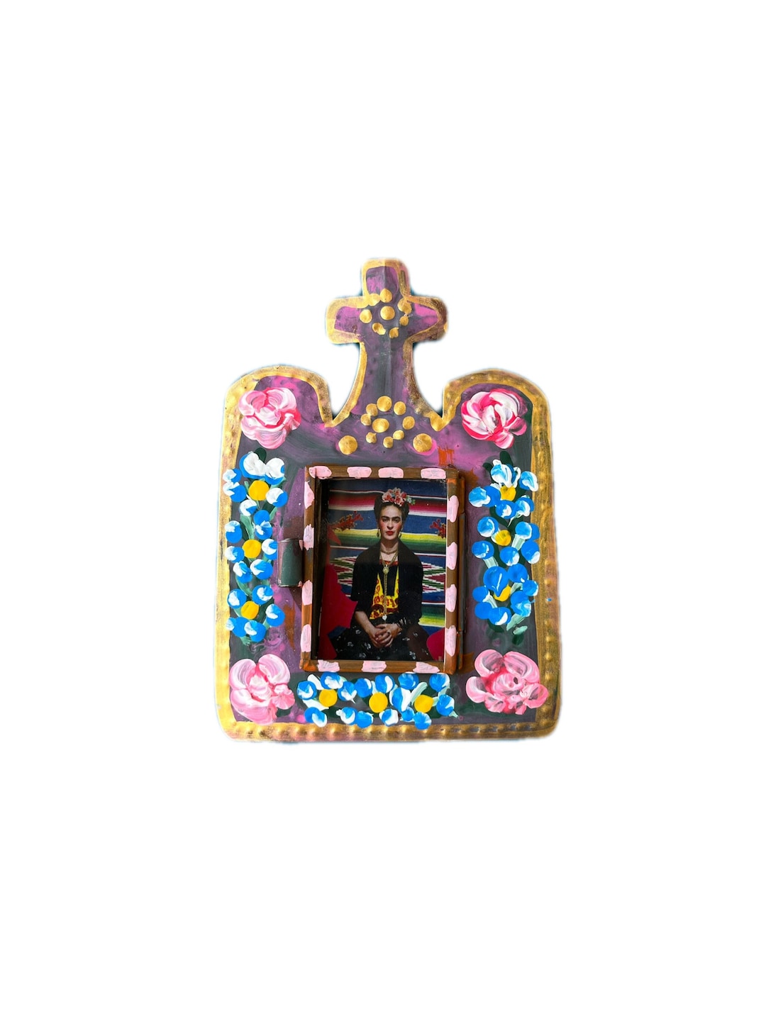 Mexican Tin Nicho, Mexican Altar, Mexican Shadow Box, Tin Retablo ...