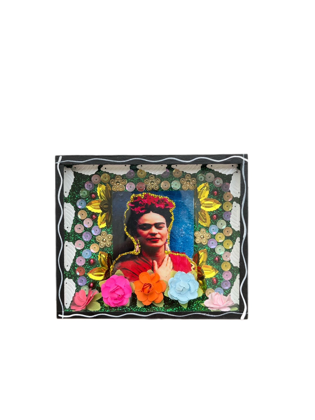 Mexican Shadow Box, Mexican Wall Decor, Mexican Folk Art, Mexican Nicho ...