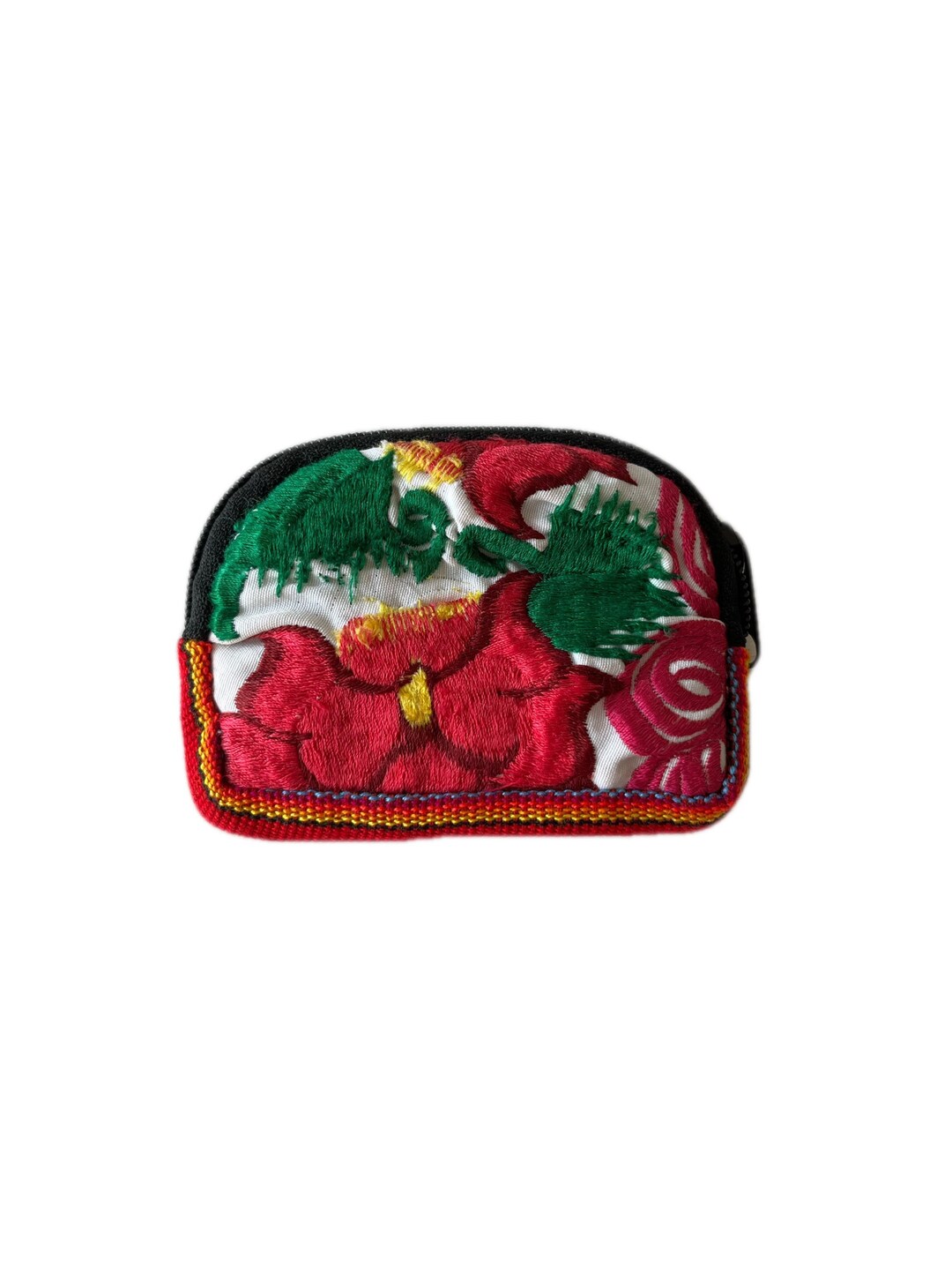 Mexican Embroidered Coin Purse, Woven Fabric Pouch - Etsy