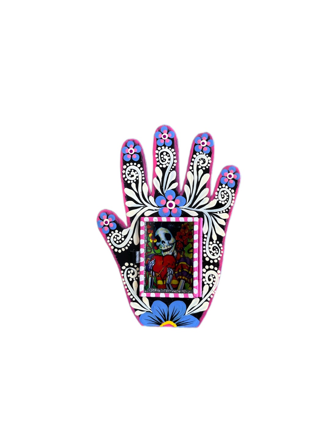 Mexican Tin Nicho, Mexican Altar, Mexican Shadow Box, Tin Retablo, Day ...