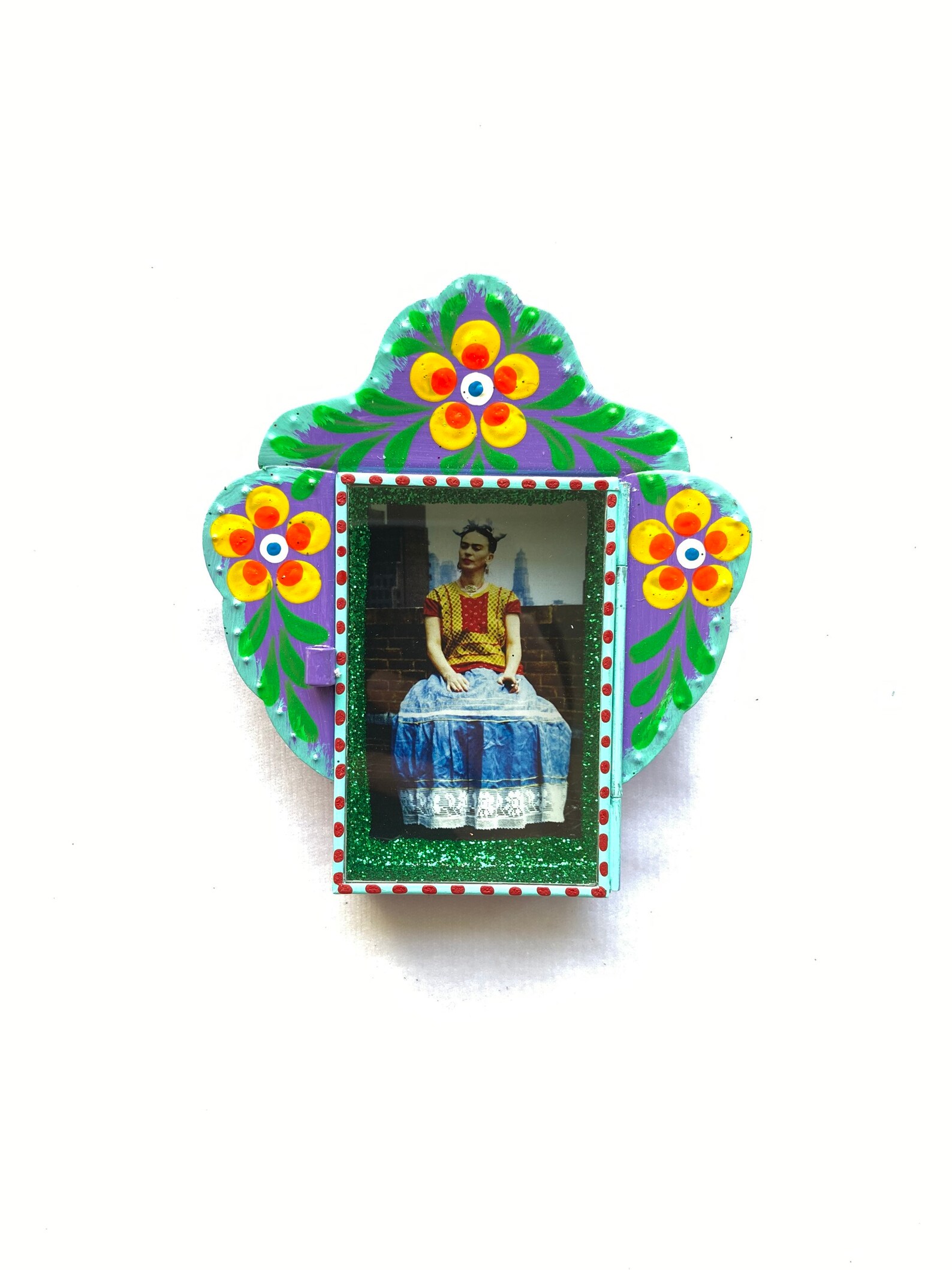 Mexican Tin Nicho Mexican Altar Mexican Shadow Box Tin - Etsy