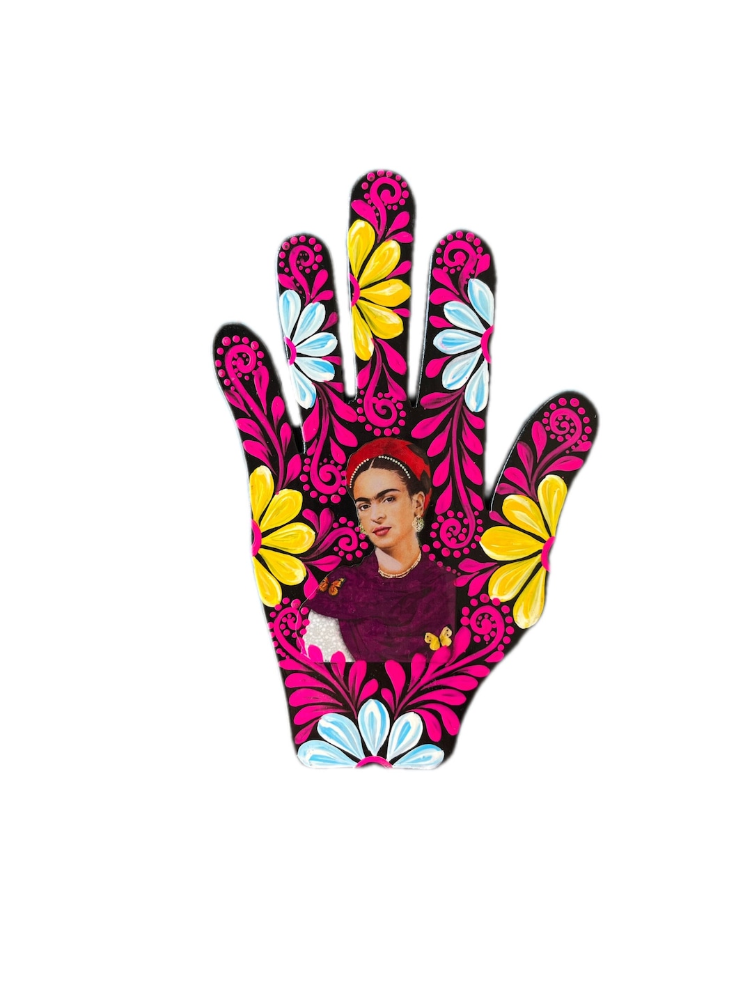 Milagro Hand, Mexican Folk Art, Mexican Wall Decor, Frida Art - Etsy