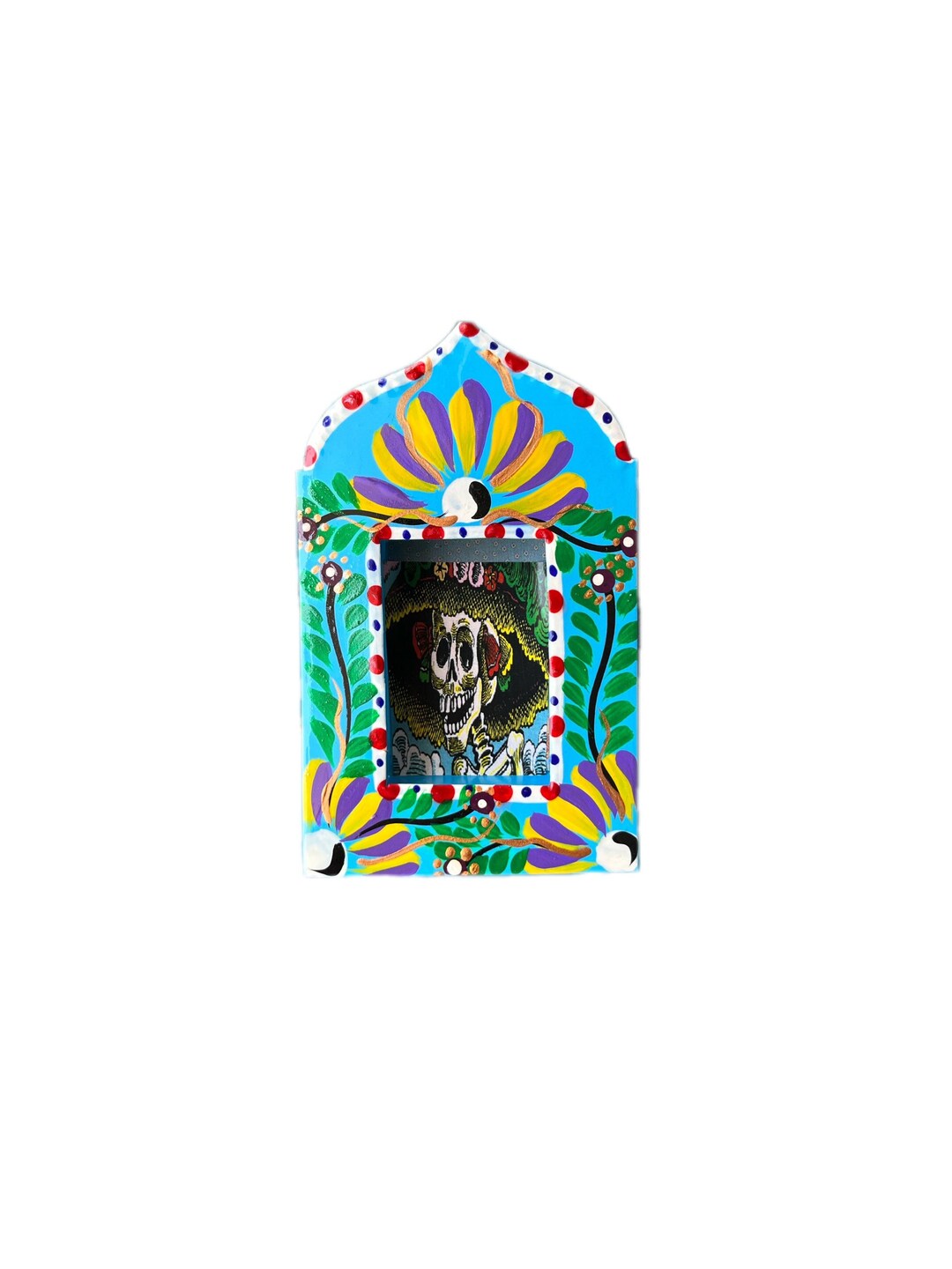 Mexican Nicho, Mexican Folk Art, Mexican Tin Art, Day of the Dead Art ...
