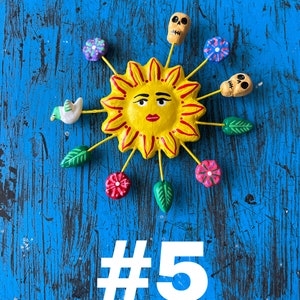 Mexican Sun Wall Art, Mexican Wall Art, Mexican Folk Art - Etsy