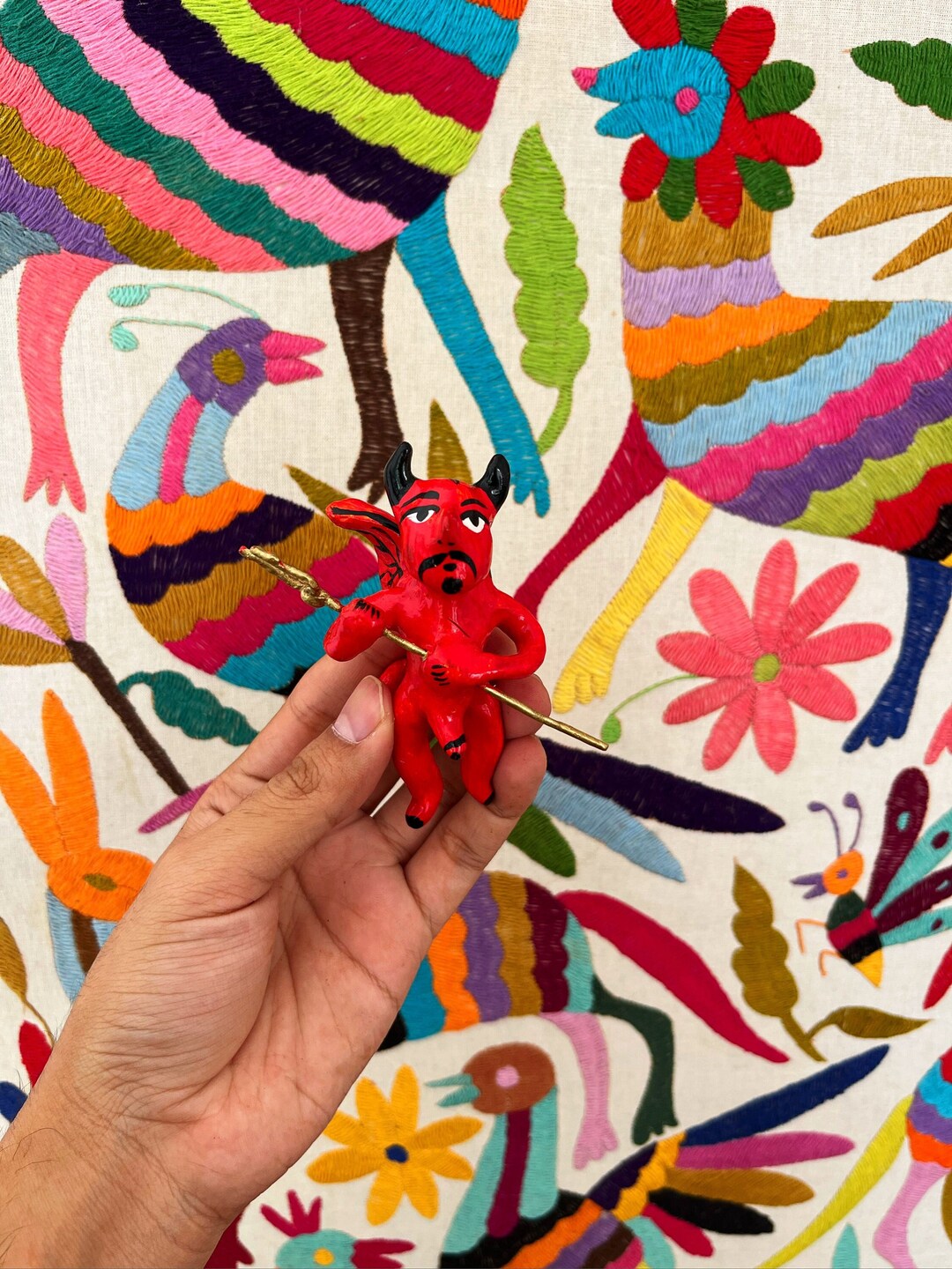 Mexican Devil Art, Mexican Folk Art, Mexican Wall Decor - Etsy