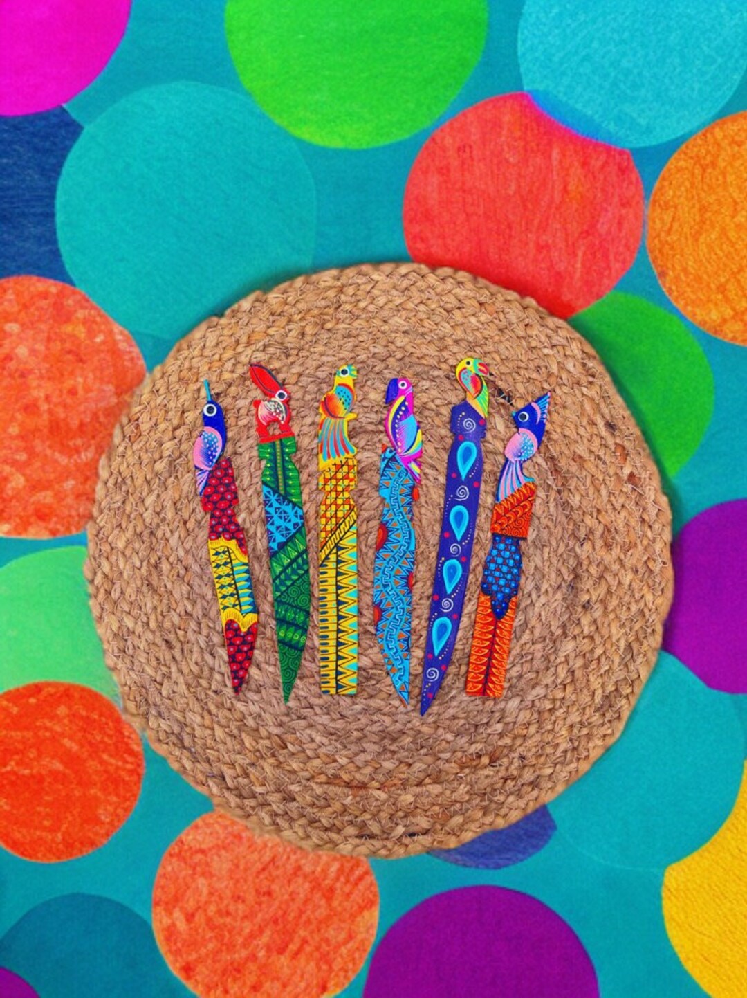 Mexican Bookmark, Alebrije Bookmark, Mexican Gift, Mexican Art - Etsy